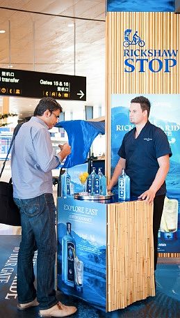 Auckland mixes Bombay Sapphire gin with rickshaw rides